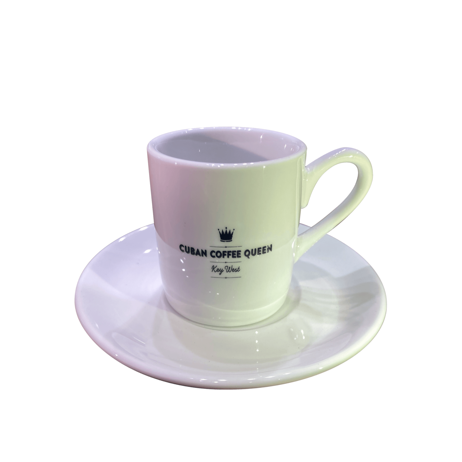 4 oz Espresso Cup & Saucer - Cuban Coffee Queen