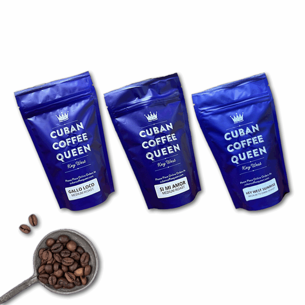 Sample Packs with Full Bag of Coffee & Mug - Cuban Coffee Queen